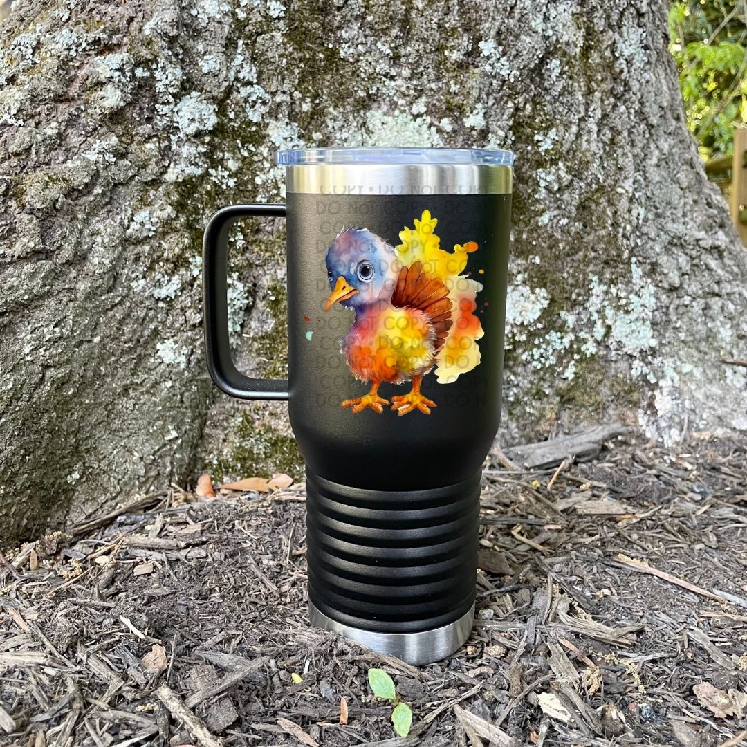 Baby Turkey - UV DTF Decal – Eh Okay Transfers