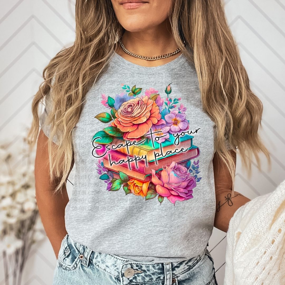 Escape To Your Happy Place - DTF – Eh Okay Transfers