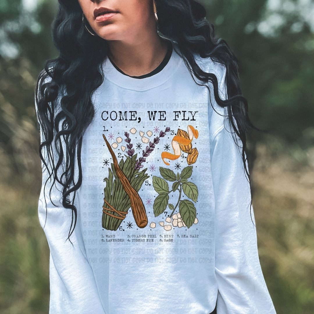 Come We Fly Chart - DTF – Eh Okay Transfers