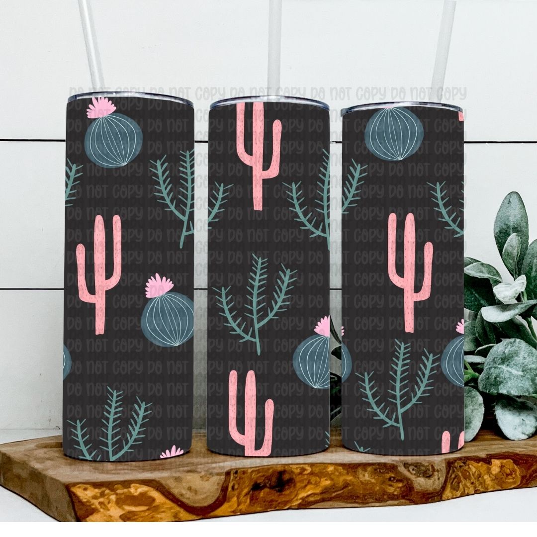 Cactus - Sublimation 20oz Tapered or Straight Wrap – Eh Okay Transfers
