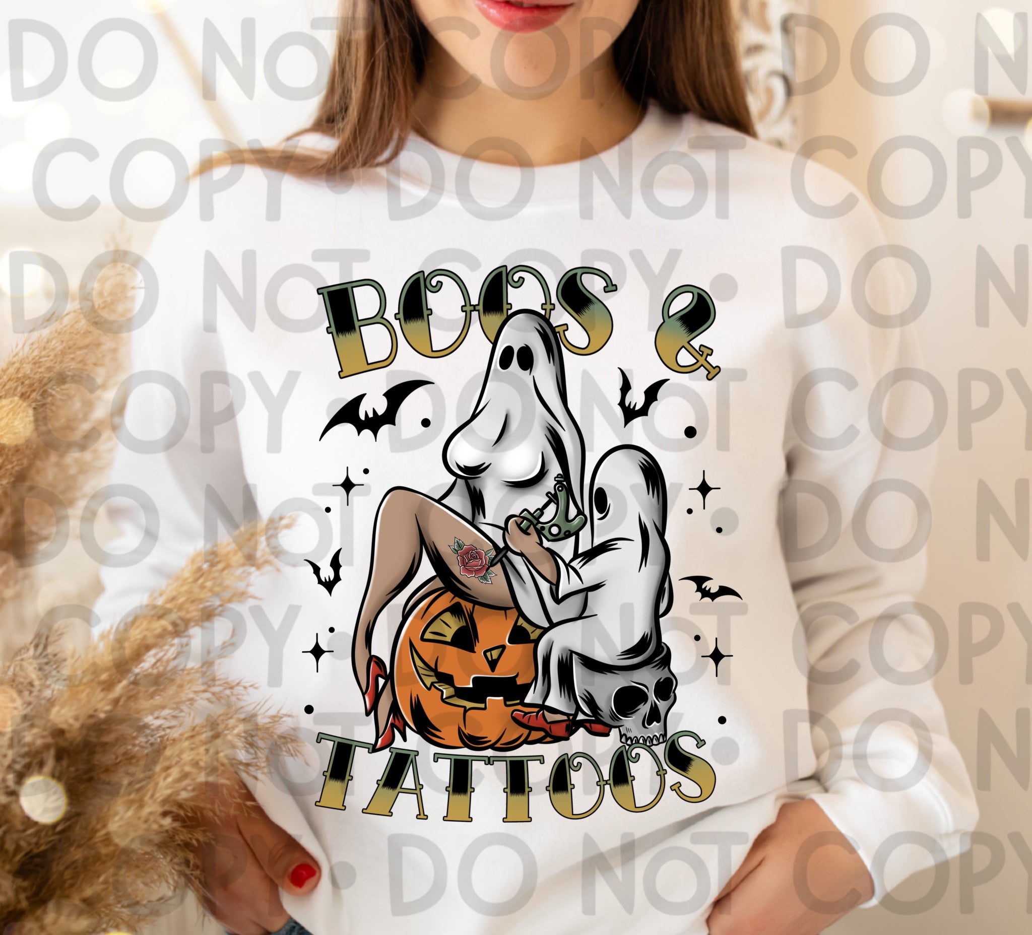 Boos & Tattoos - DTF – Eh Okay Transfers